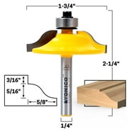 4 Bit Slot Cutter Router Bit Set - 1/4" Shank - Yonico 14481q - Walmart.com
