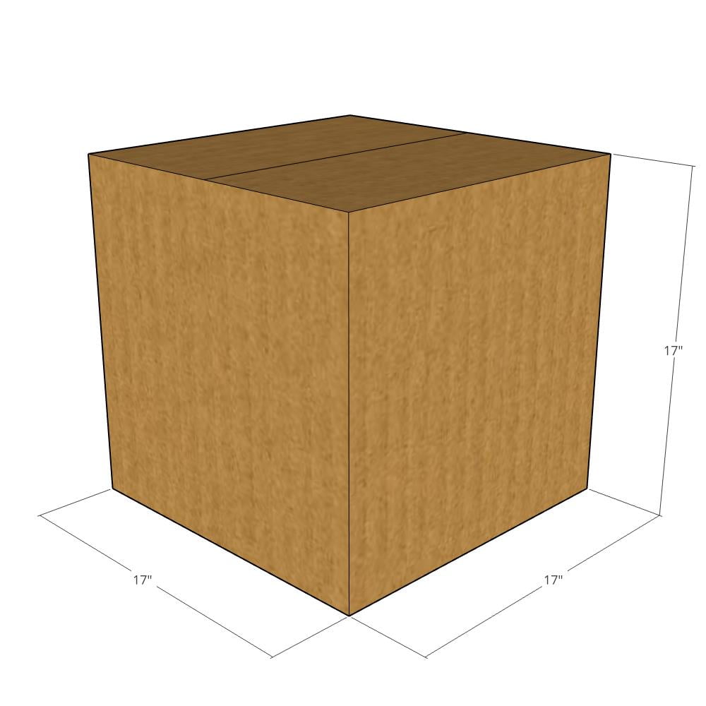 5 Corrugated Boxes 17x17x17 32 ECT - New for Packing or Shipping Needs ...
