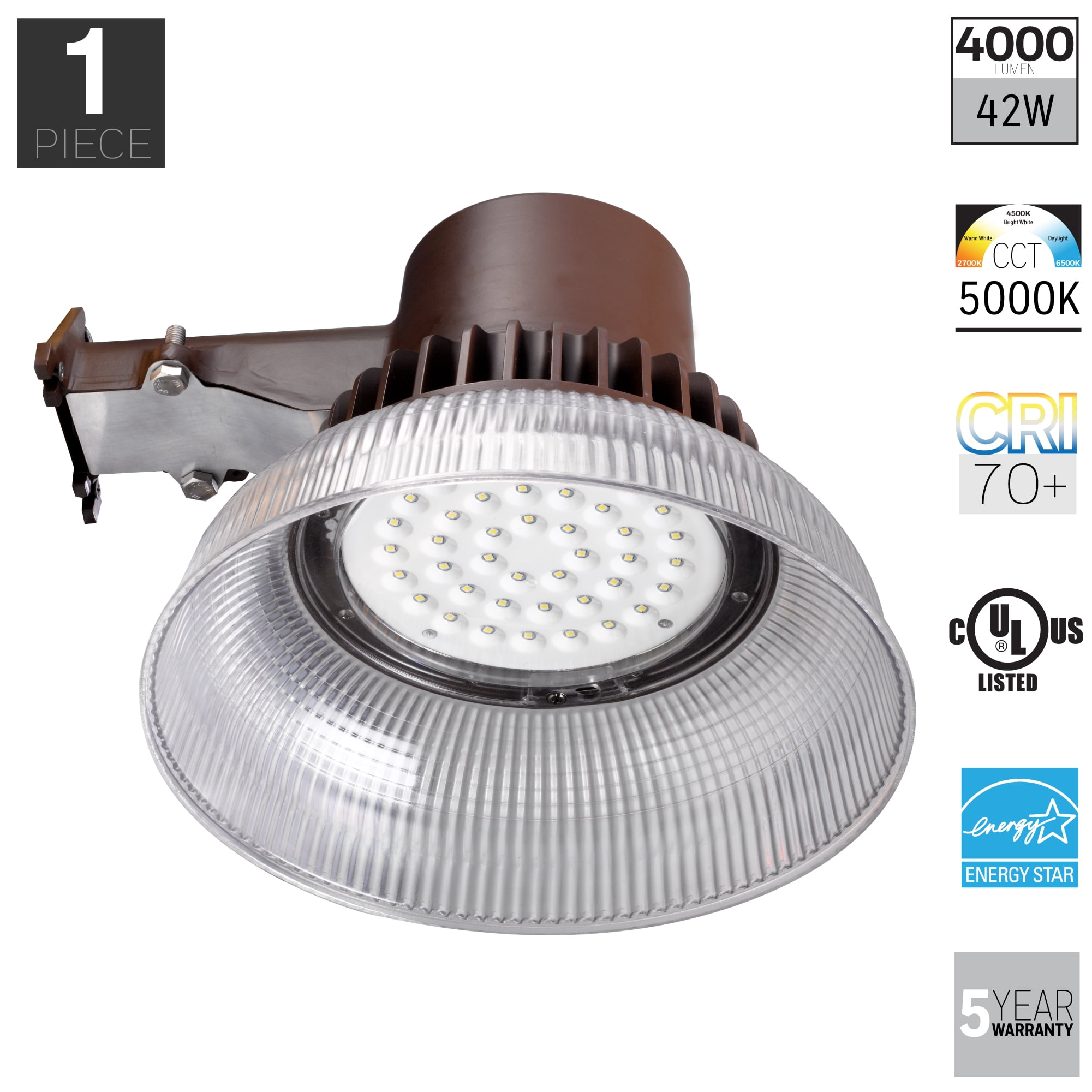 Honeywell 4000 Lumen LED Barn Light – Remington Bronze Finish - Walmart.com