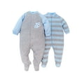 Gerber Newborn Baby Boy Organic Zip Front Sleep 'N Play, 2-pack ...