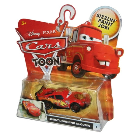 Disney Pixar Cars Toon Burnt Lightning McQueen Die Cast Toy Car | Walmart Canada