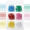 BAZIC Jumbo Paper Clips 50mm, Vinyl-Coated, Assorted Colors, 100 Count ...