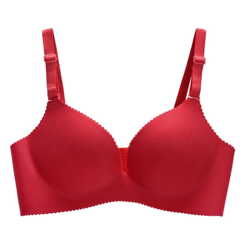 Women Deep U Cup Push Up Bra Seamless Bra Backless Plunge Intimates ...