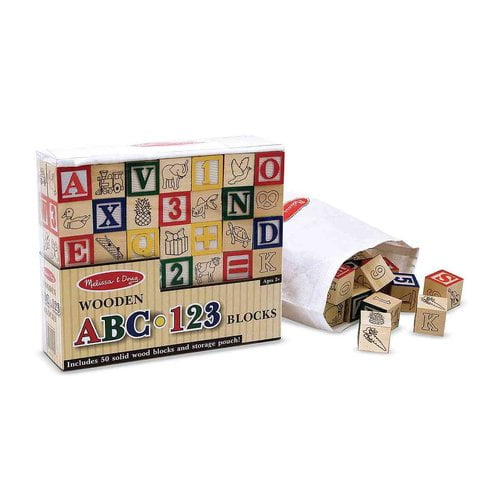 Wooden ABC/123 Blocks - Walmart.com - Walmart.com