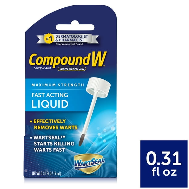 Compound W Maximum Strength Fast Acting Liquid Wart Remover, 0.31 fl oz ...