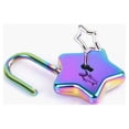 Star Shaped Padlock DIY Star Shape Lock Diary Decorative Padlock for ...
