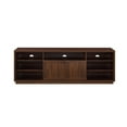 Walker Edison 70” Classic Modern TV Stand for TVs up 75”, Dark Walnut ...