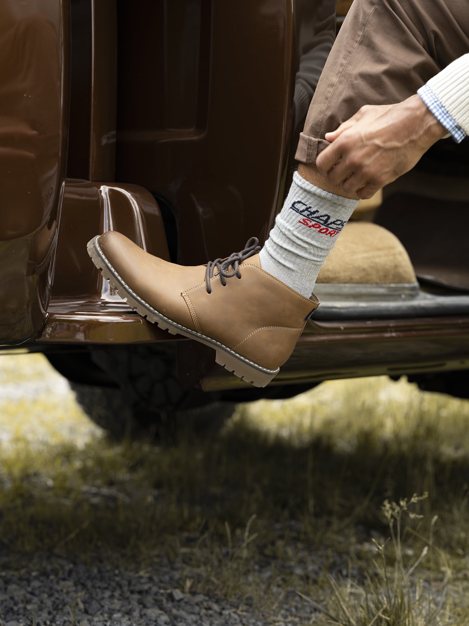 Buy Chap's Men's Lug Sole Chukka Boot Online Nepal | Ubuy