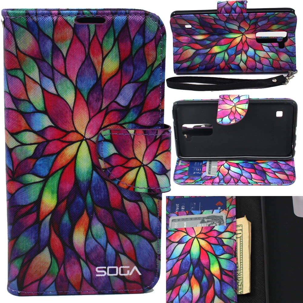 LG Stylo 2 Plus Case, LG Stylus 2 Plus Wallet Case, SOGA [Pocketbook ...