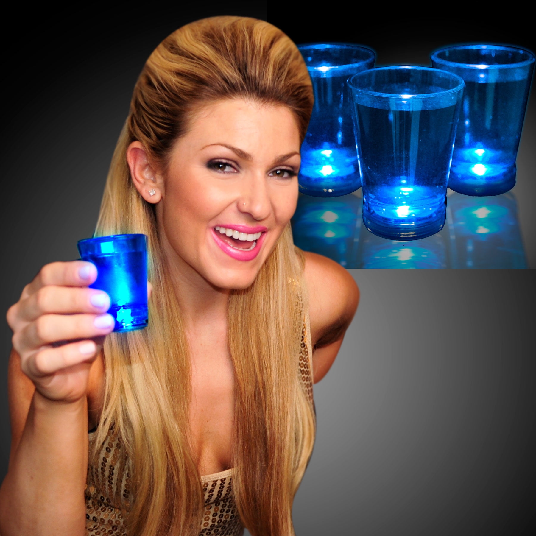 FlashingBlinkyLights Light Up LED Shot Glass - Walmart.com