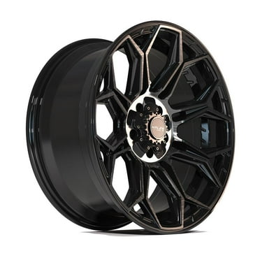 4PLAY Wheels 4P70 22 Inch Rims and Tires Fit 5x127 & 5x139.7 22x10 ...