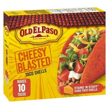 Old El Paso Stand 'N Stuff Taco Shells, Takis Fuego Flavor, 10-Count ...