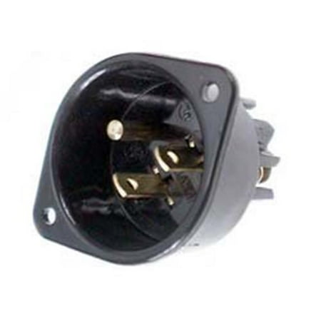 Leviton Commercial Grade Straight Blade Flanged Inlet Receptacle 001 ...