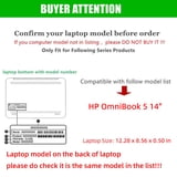 Laptop Cover Case for HP OmniBook 5 14"[not Compatible with Any Other ...