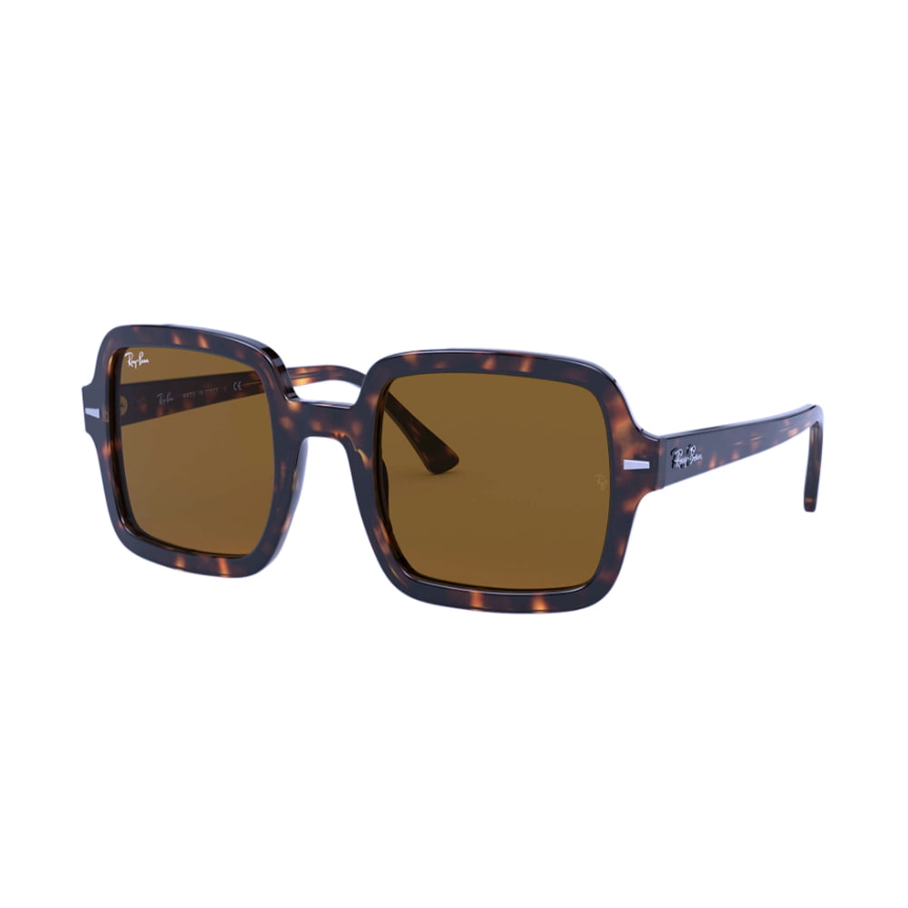 Ray-Ban Square RB2188 Sunglasses Havana - Walmart.com