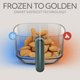 Willow, 5 Qt Glass Air Fryer, Digital Touch Screen, 1500W, 5 Cooking ...