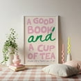 A Good Book & Cup of Tea Print, Unframed Poster - Walmart.com