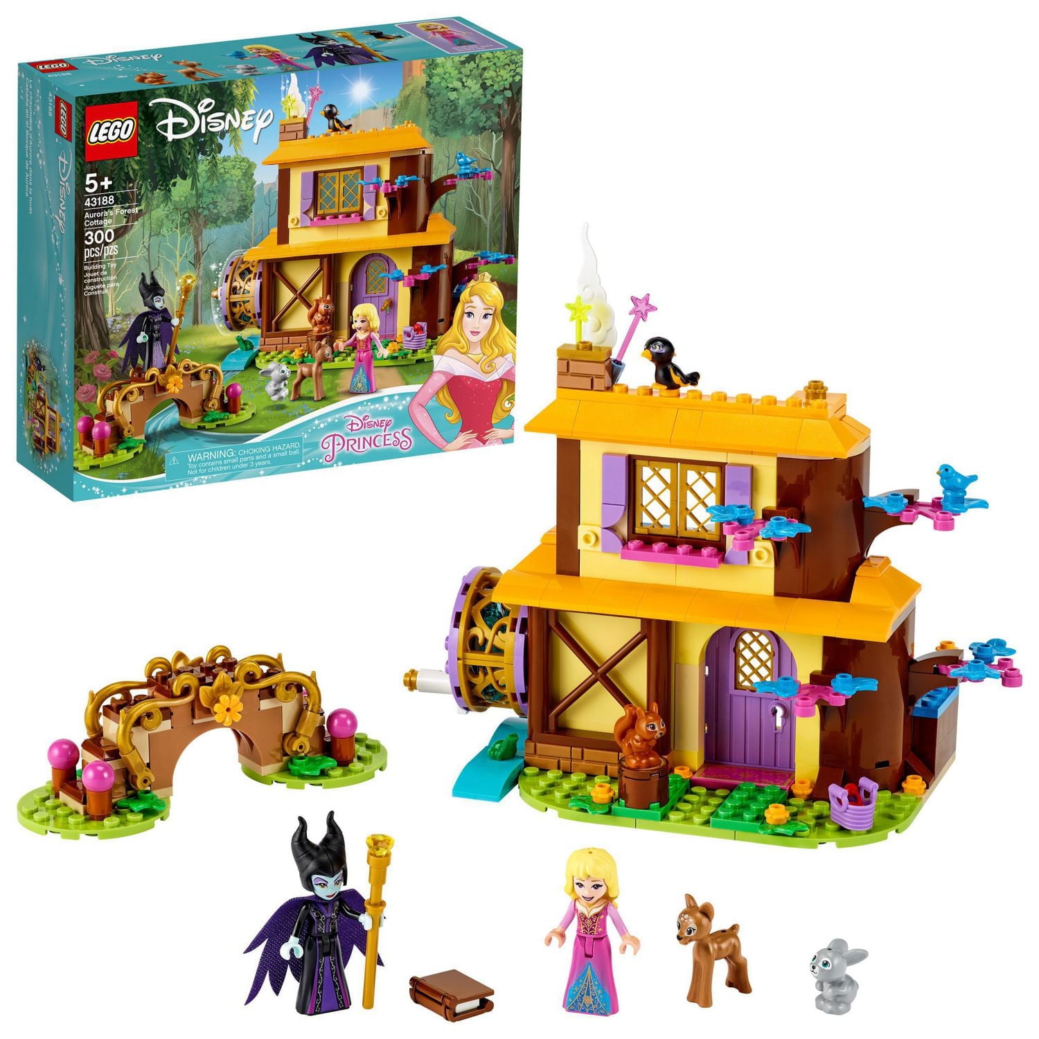 Click here for Lego Disney Auroras Forest Cottage 43188 Toy Build... prices