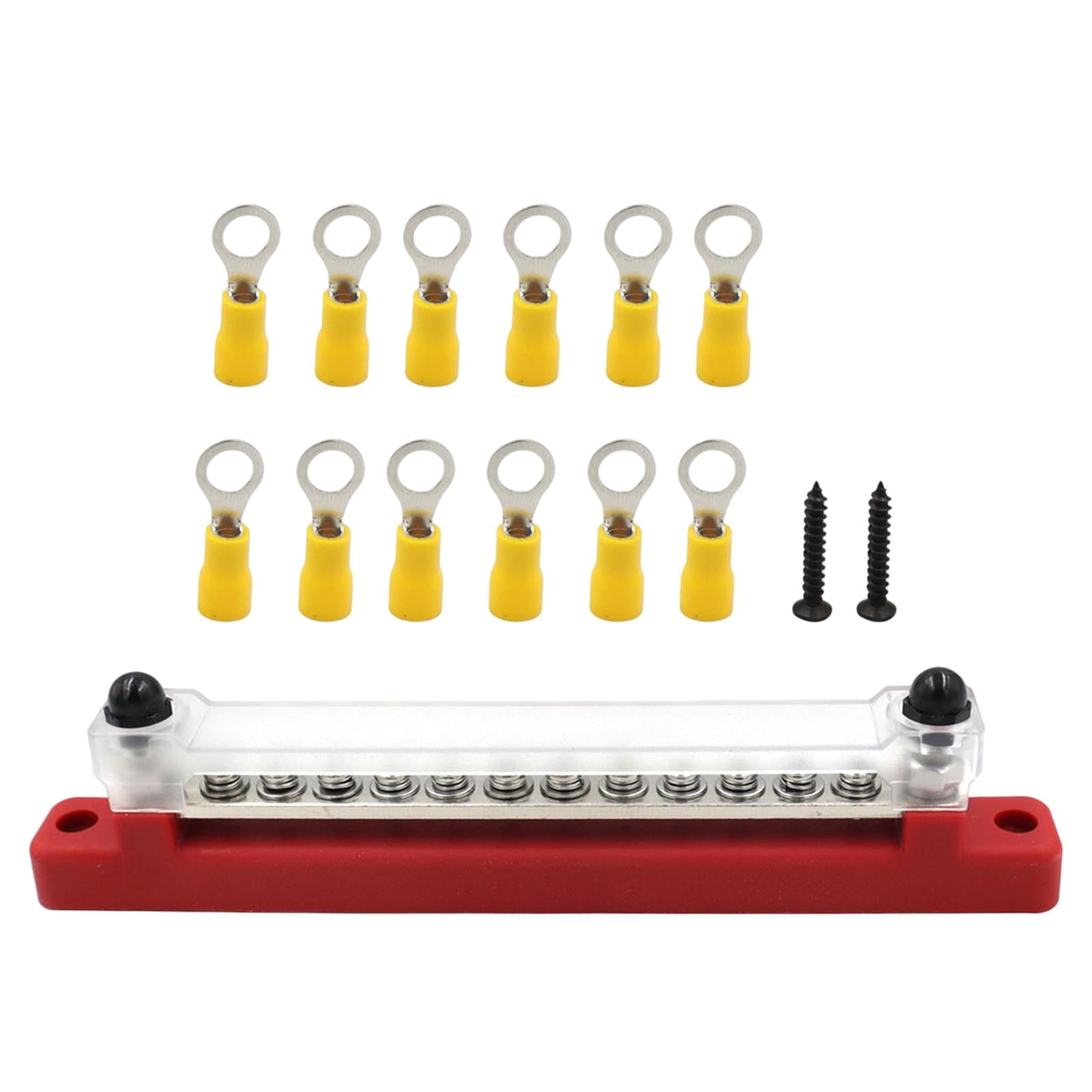 Power Distribution Terminal Block Bus Bar with Cover for marine Car ... Power Distribution Terminal Block Bus Bar with Cover for marine Car ...