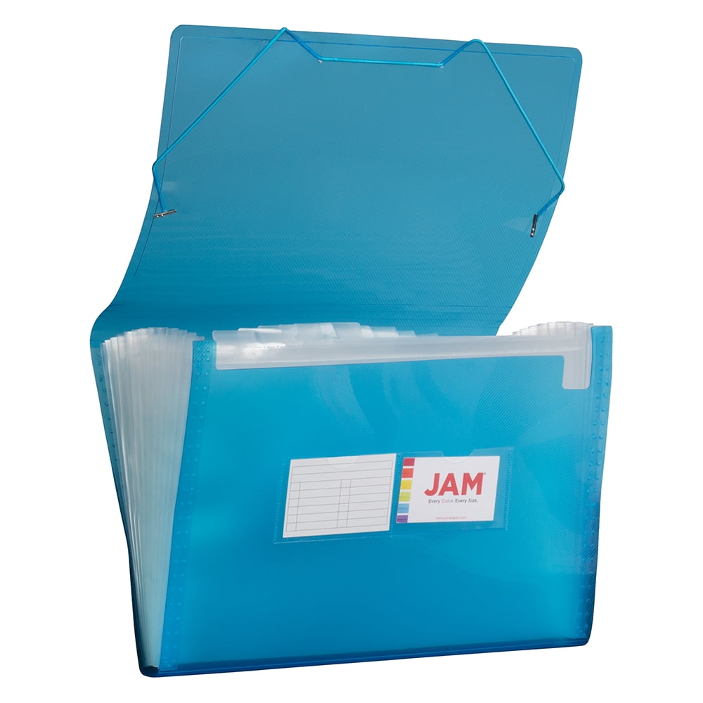 JAM Accordion Folders, 13 Pocket Plastic Expanding File, Legal Size, 10 ... JAM Accordion Folders, 13 Pocket Plastic Expanding File, Legal Size, 10 ...