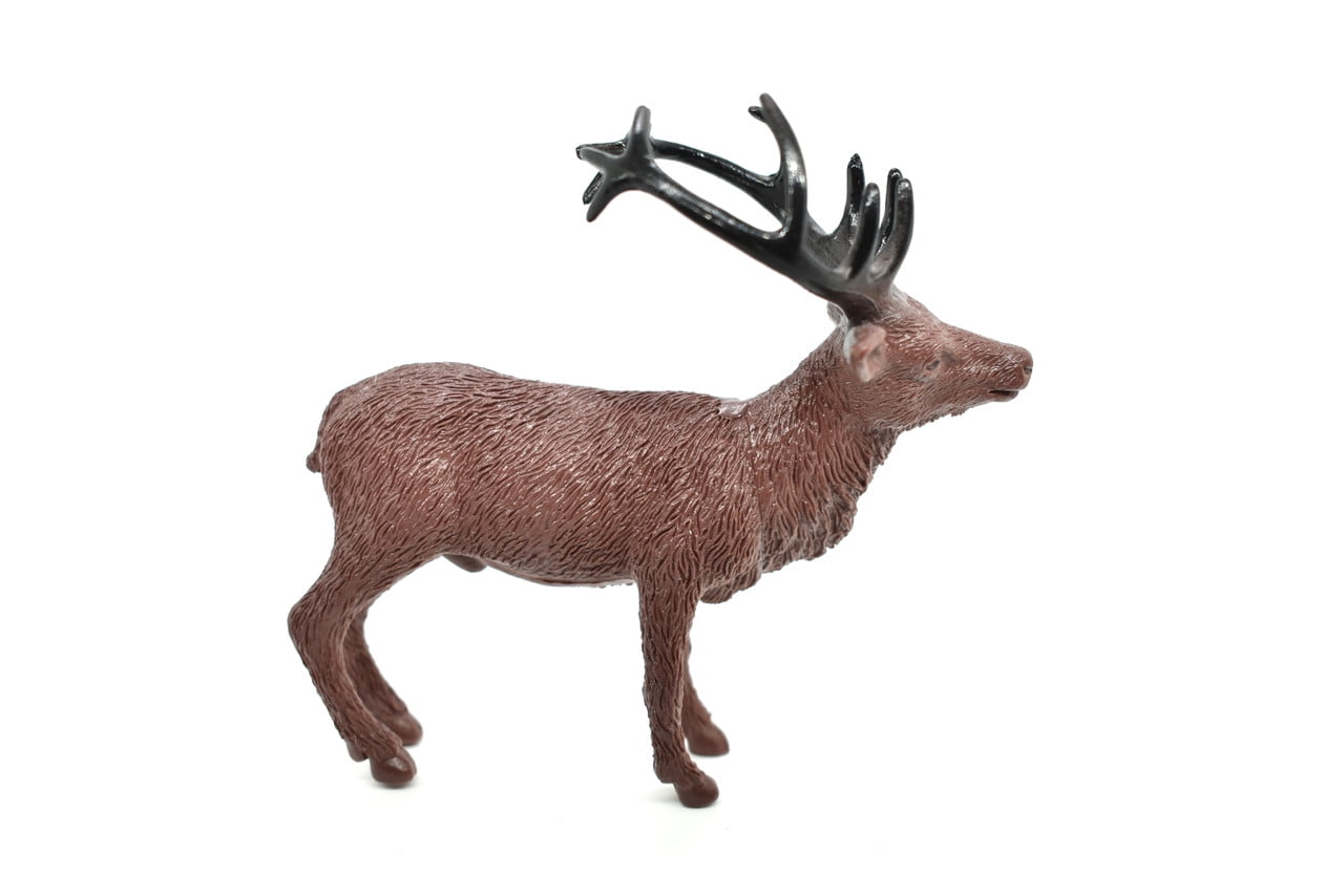Elk, Wapiti, Very Nice Plastic Animal, Educational, Toy, Kids ...