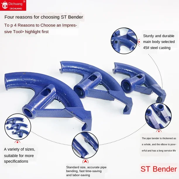 1-Inch 25mm Conduits Pipe Bender St Manual Pipe Bender Semicircle Pipe ...