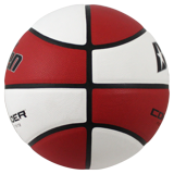 Baden Contender Intermediate Size 6 Composite Basketball, Red/White, 28 ...