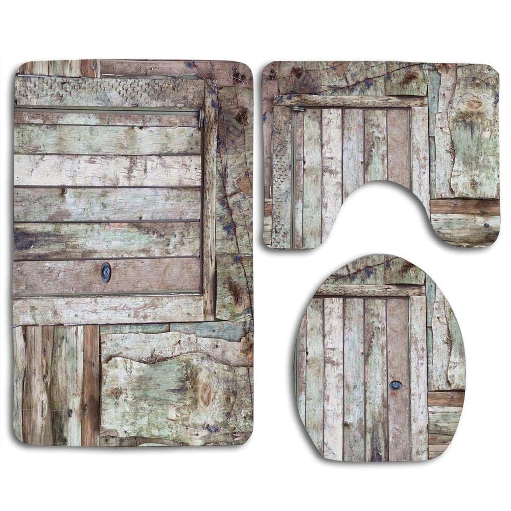 PUDMAD Rustic Old Rustic Barn Door Cottage Country Cabin Theme Rural ...
