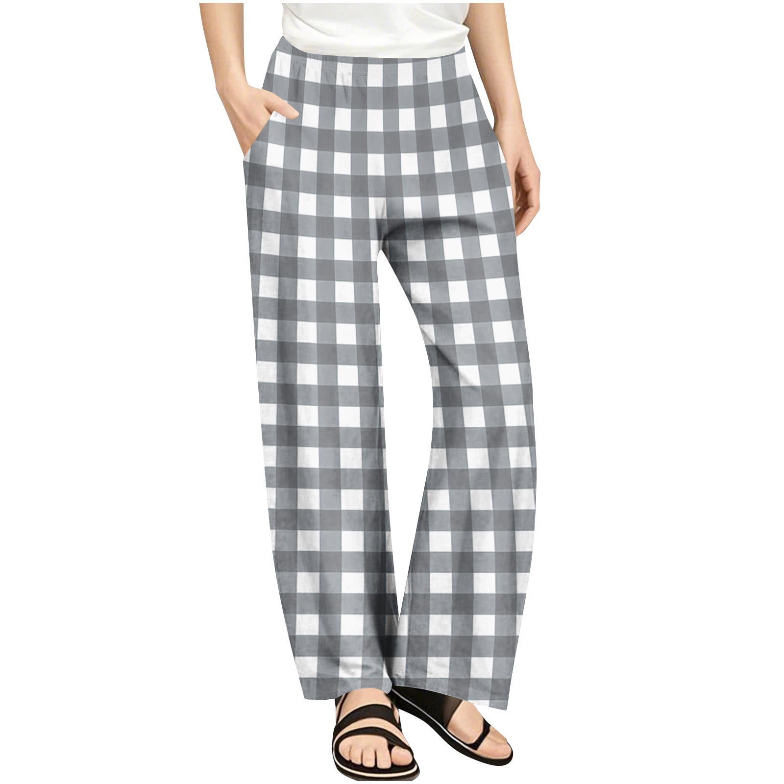 Click here for Lenpel Childrens Plaid Pajama Pants Girls Boys Ela... prices
