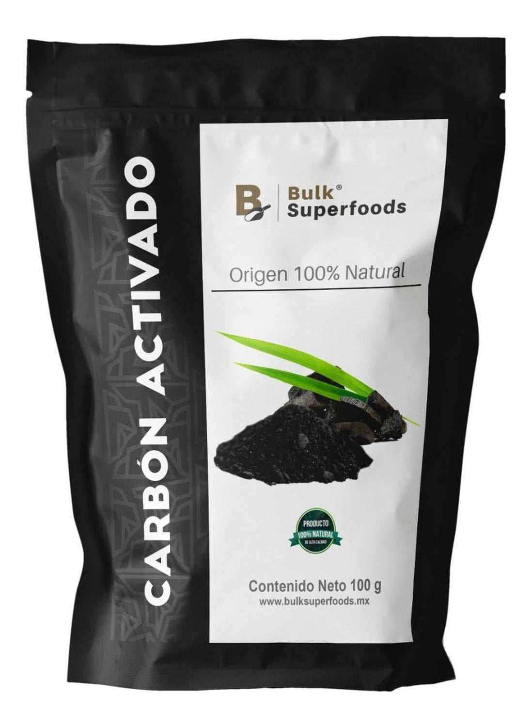 Carbon activado en Polvo BULK SUPERFOODS 100% natural Carbon activado ...