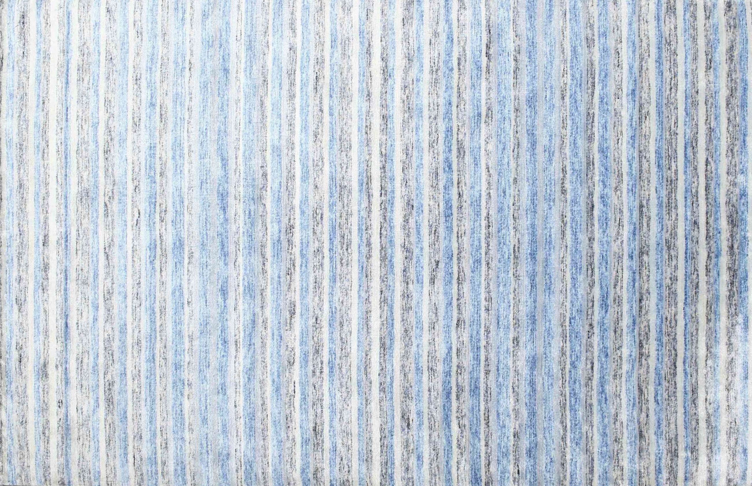 Ahgly Company Indoor Rectangle Contemporary Pale Blue Abstract Area ...