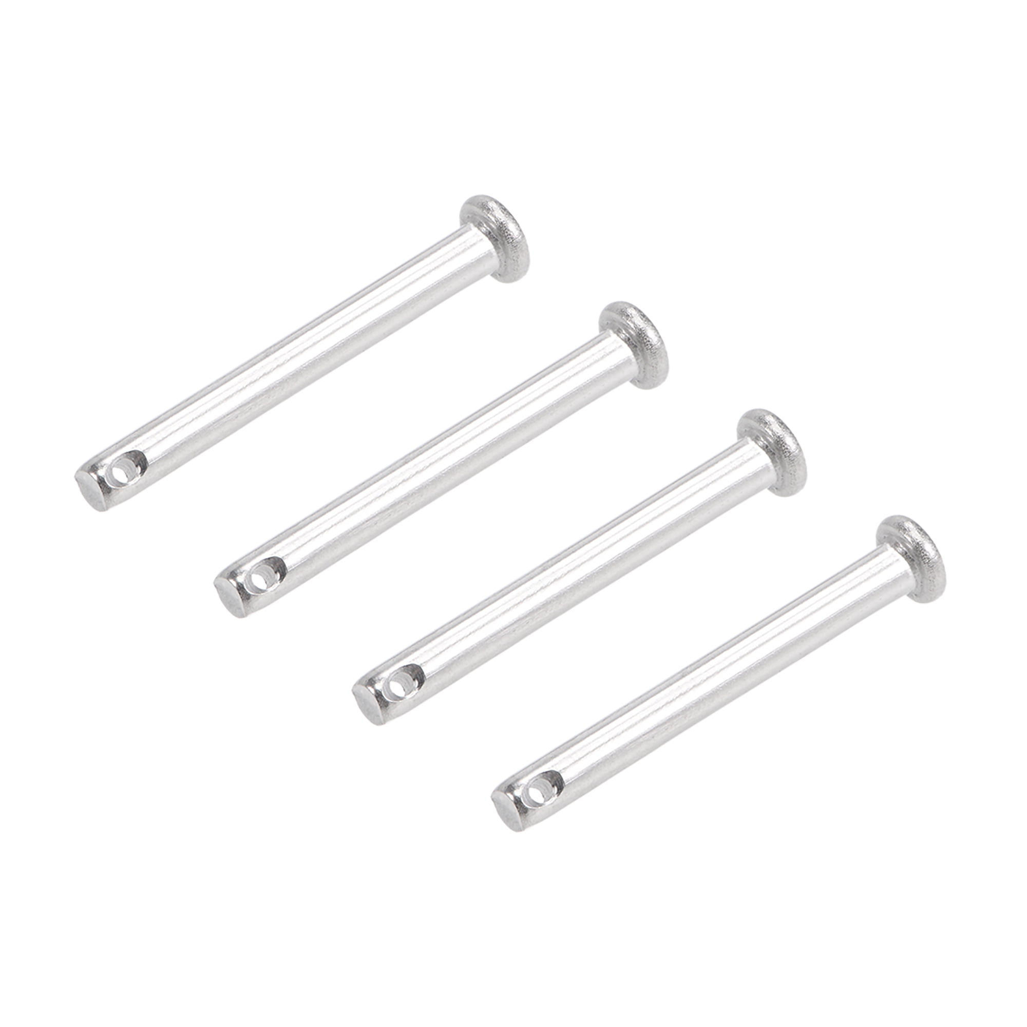 Single Hole Clevis Pins - 4mm x 35mm Flat Head 304 Stainless Steel Link ...