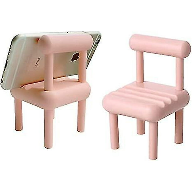 Diy Mini Chair Cell Phone Stand, Candy Color Mobile Phone Holder, Multi ...