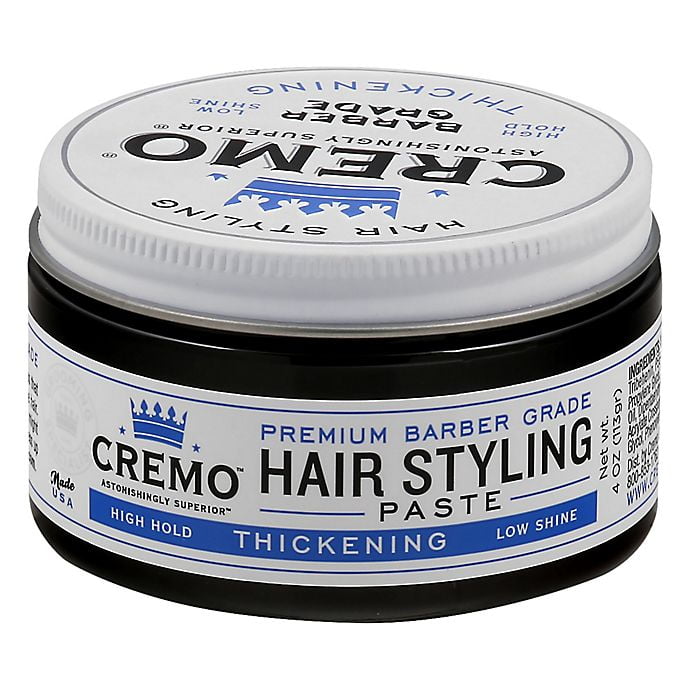 Cremo 4 oz. Premium Barber Grade Hair Styling Thickening Paste ...