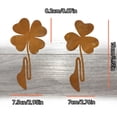 2D Acrylic Four Leaf Clover Garden Stakes Outdoor Shamrock Luck ...