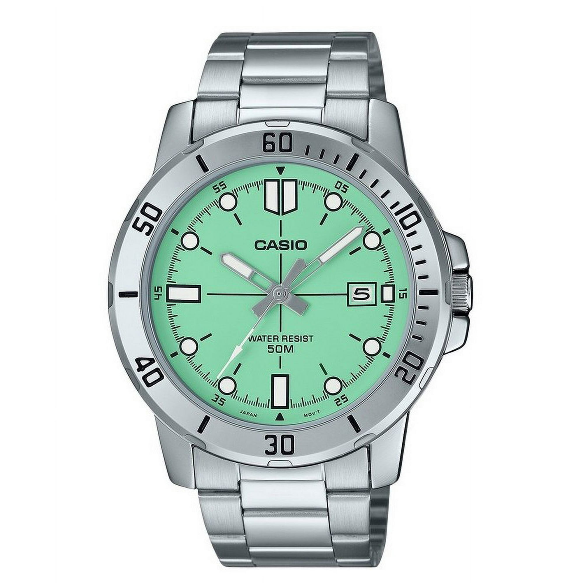 Click here for Casio Standard Analog Stainless Steel Mint Green D... prices