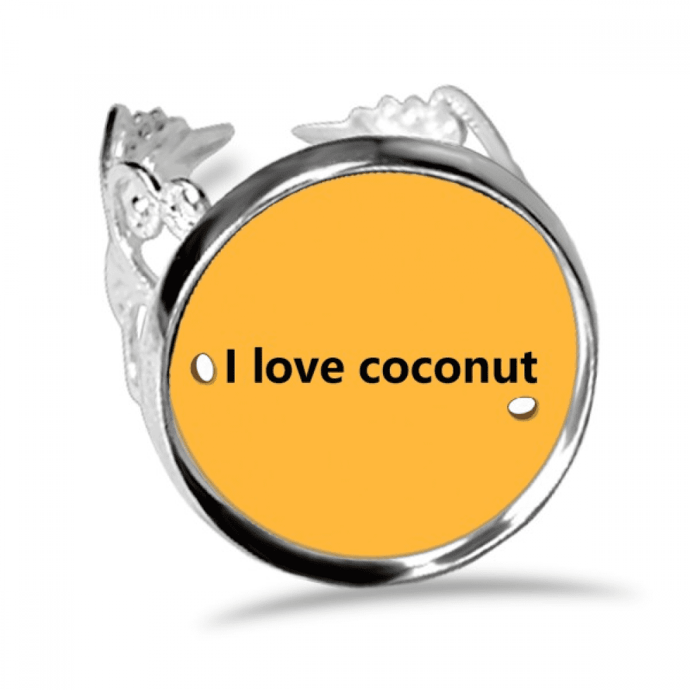 Love Seaside Coconut Juice Ring Adjustable Love Wedding Engagement ...