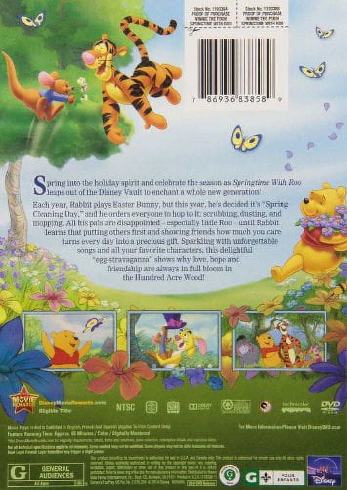 Winnie The Pooh Springtime With Roo Dvd