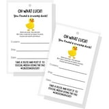 Cruising Ducks Tag with Hole 30 Pack Carnival Rubber Cruising Duck Tag ...