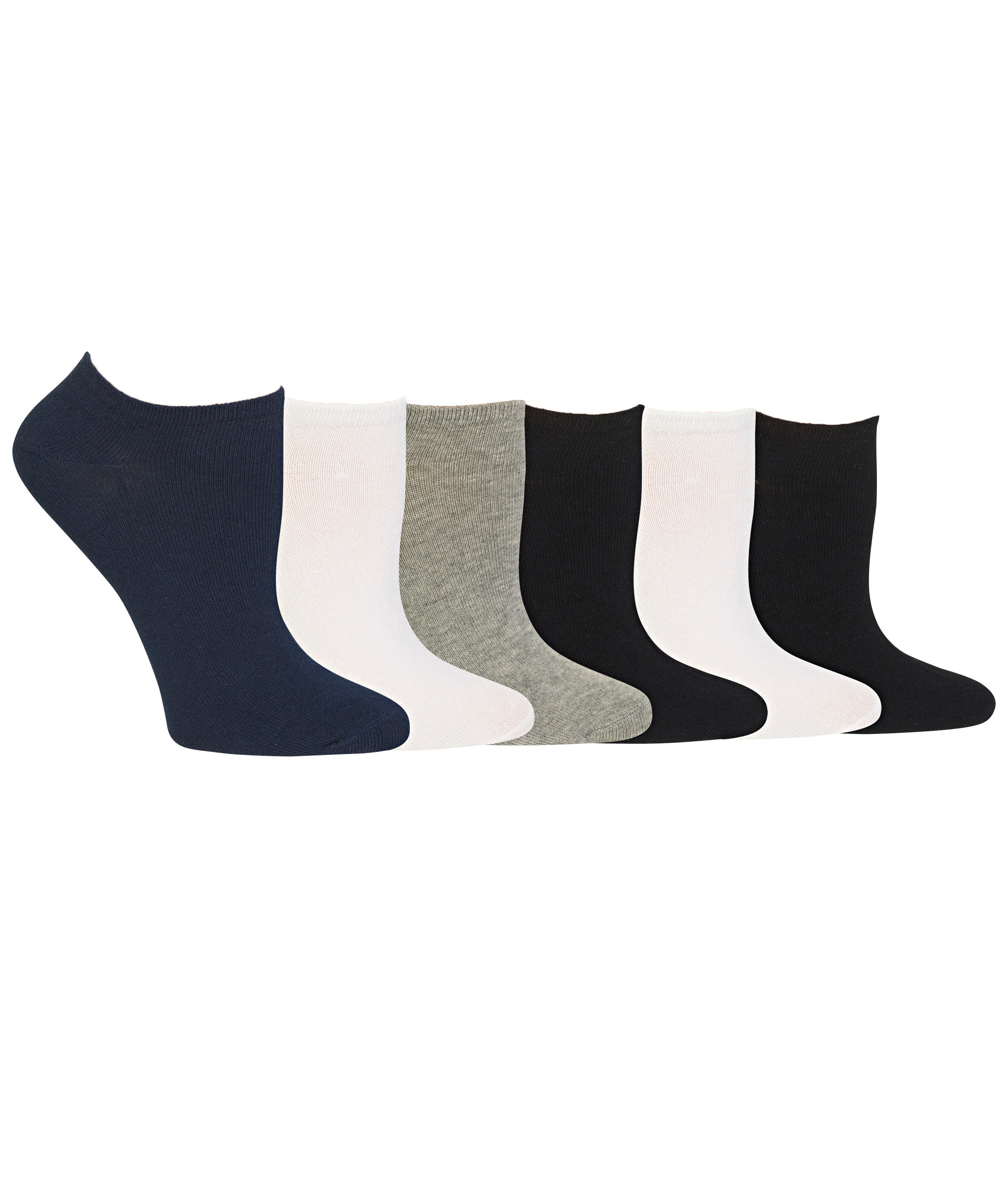 Hot Sox Womens Low-Cut Socks 6-Pack Style-HO000072PK - Walmart.com