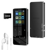 64GB MP3 Player with Bluetooth 5.2, Music Player with Built-in HD ...