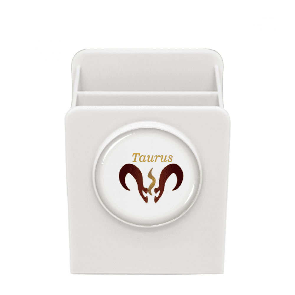 Taurus Chart Sign Art Deco Fashion Desk Pencil Holder Cup Pen Organizer ...