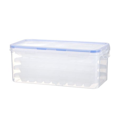 Teissuly Mini Ice Trays With Lids Mold Reusable Square Ice Trays For ...