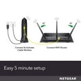 NETGEAR - DOCSIS 3.0 32x8 High Speed Modem | Compatible with Xfinity ...