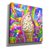 Epic Graffiti 'Ice Cream Cone Pop Art' by Howie Green, Canvas Wall Art ...