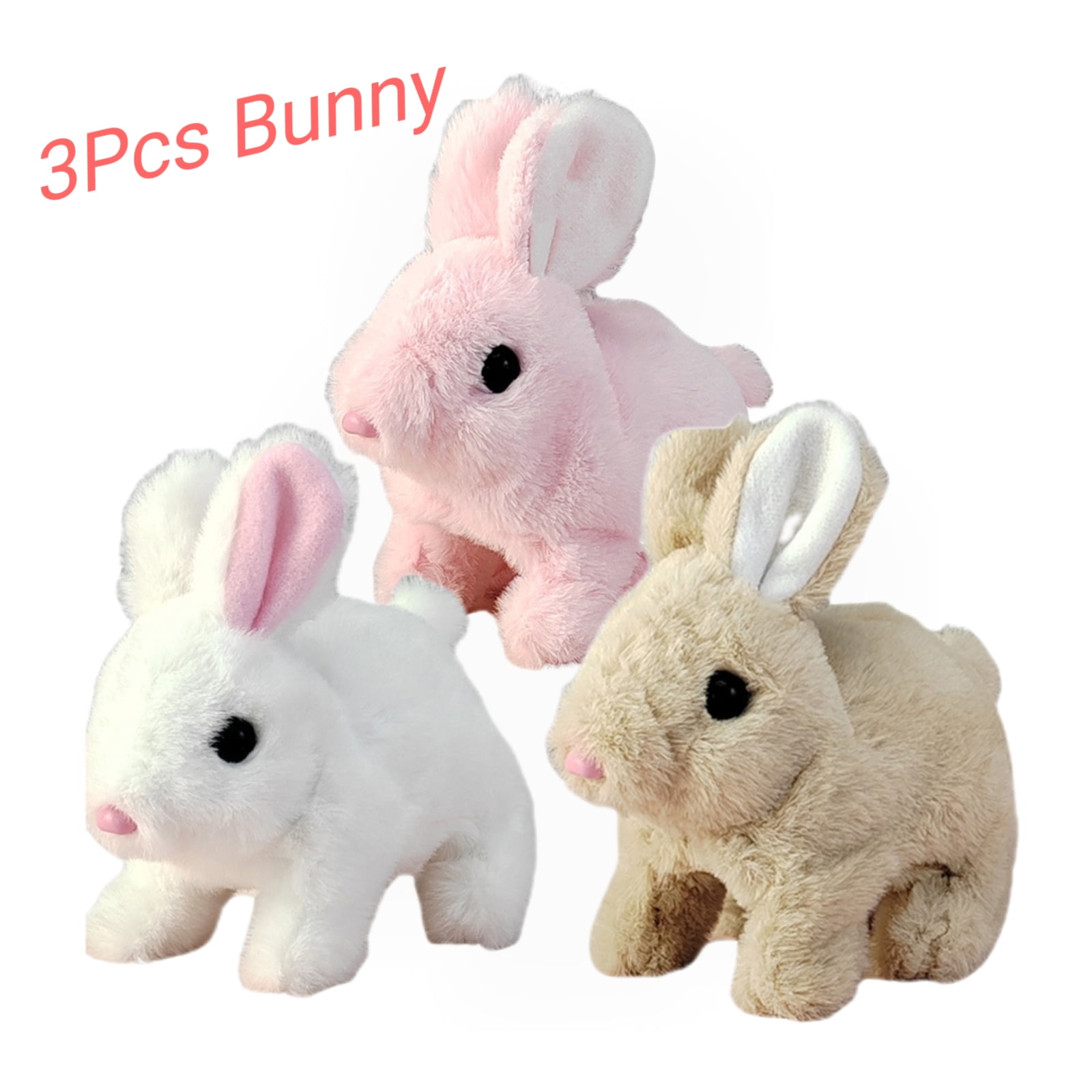 My Realistic Bunny Toy,2025 Easter Interactive Realistic Plush Bunny ...