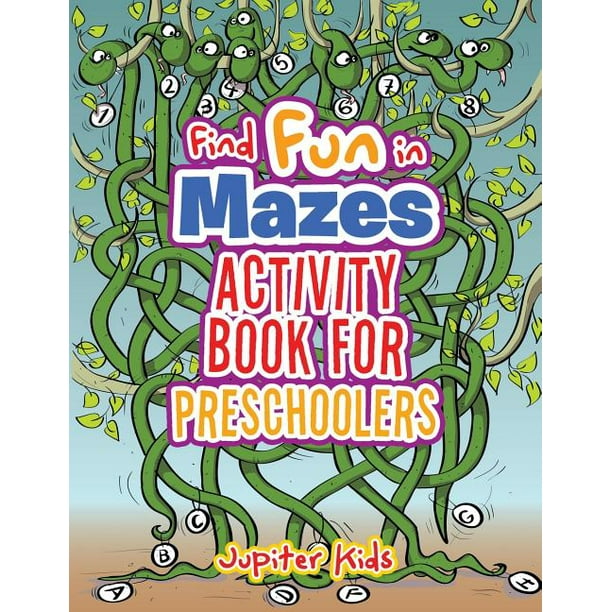 Find Fun in Mazes Activity Book for Preschoolers (Paperback) - Walmart.com