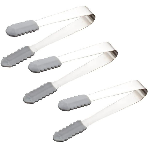 3pcs Ice Cube Tongs Garnish Picks for Cocktails Pizza Candy Tongs ...