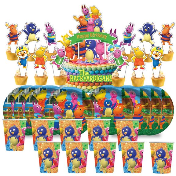 Backyardigans Birthday Party Supplies Balloons Plates Decoration Cake ...
