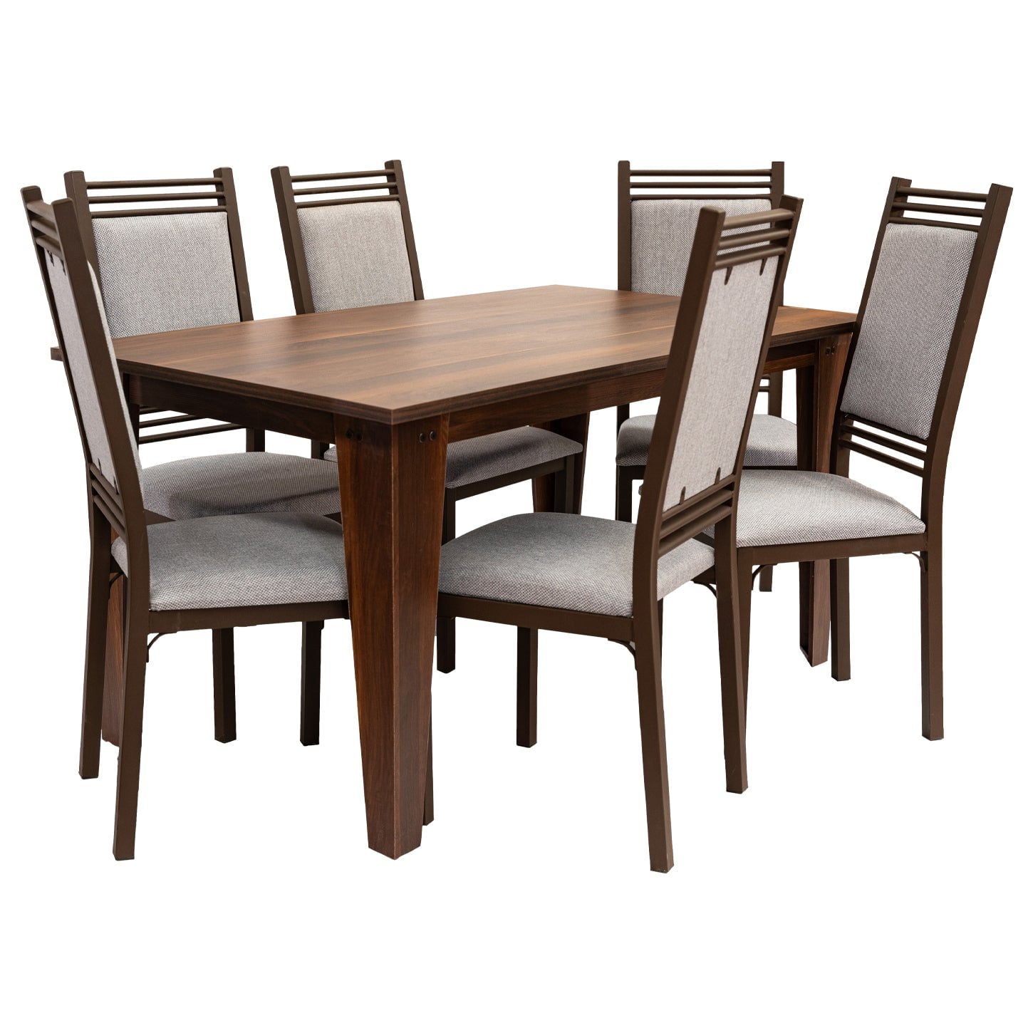 Comedor 6 Sillas Elena Nogal - Kessa Muebles | Walmart en línea
